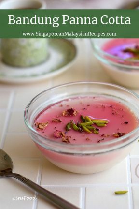 Sirap Bandung (Rose Syrup with Milk)